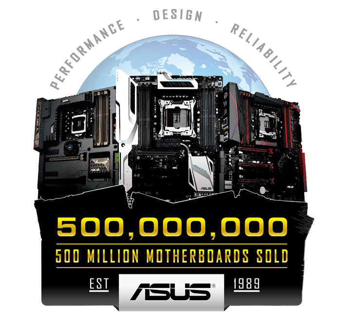 Asus celebrates sales of over 500-million motherboards since inception ...