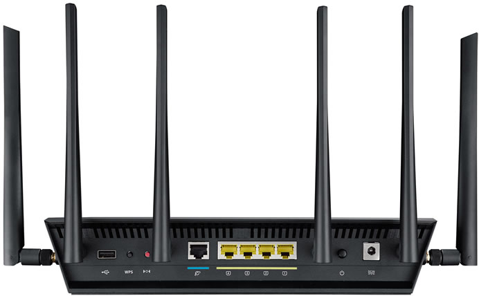 Asus announces RT-AC3200 tri-band WiFi Router with six detachable ...