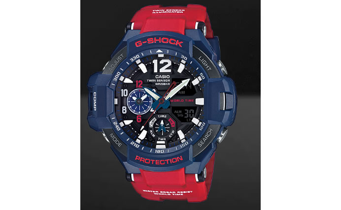 Casio unveils Dual Dial World Time function G-SHOCK watches for pilots ...