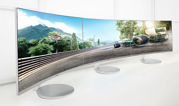 Samsung Launches Three New 1,800R Curvature Displays - Fareastgizmos